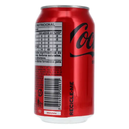 Andorinha Hiper Center - Refrigerante Coca Cola Zero Lt 350ml