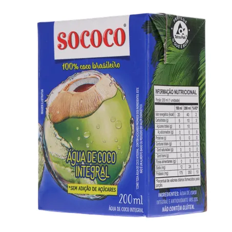 Vila das frutas - Água de Coco Integral Sem Adição de Açúcar Sococo ...