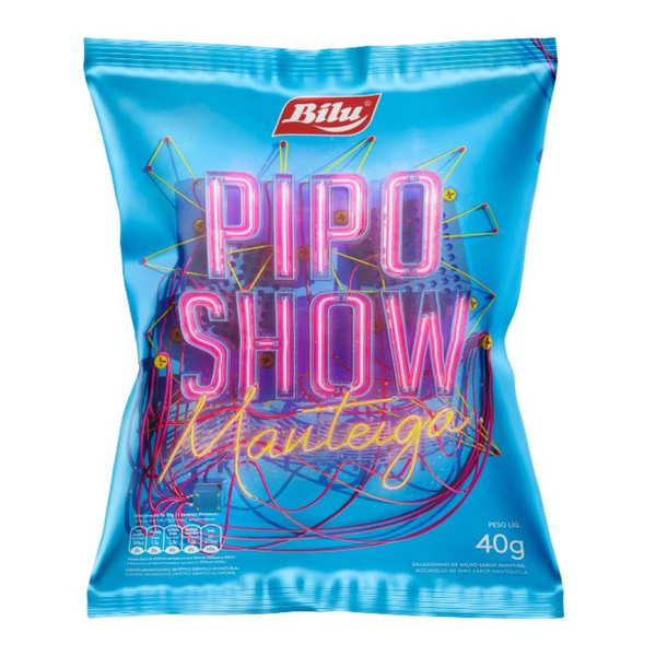 Salgadinho Bilu Pipo Show Pacote 40g | Koch Supermercado