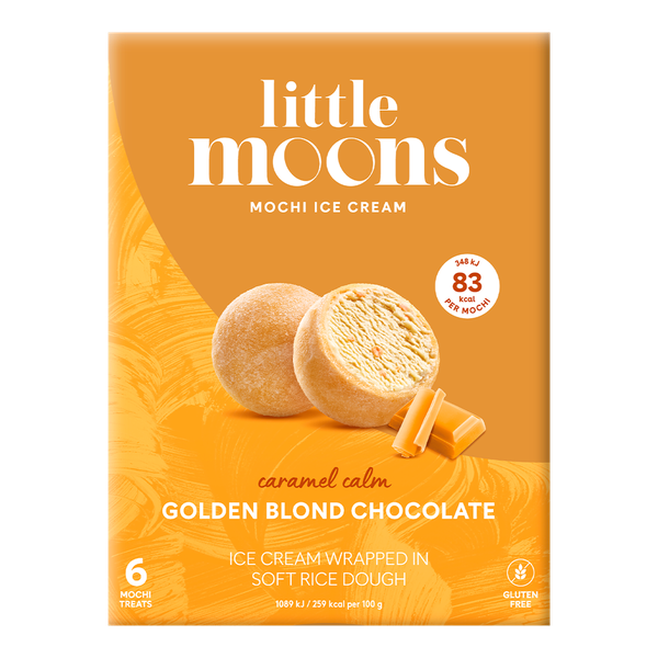 Sorvete Mochi Little Moons Chocolate Branco e Caramelo 192g | Hippo ...