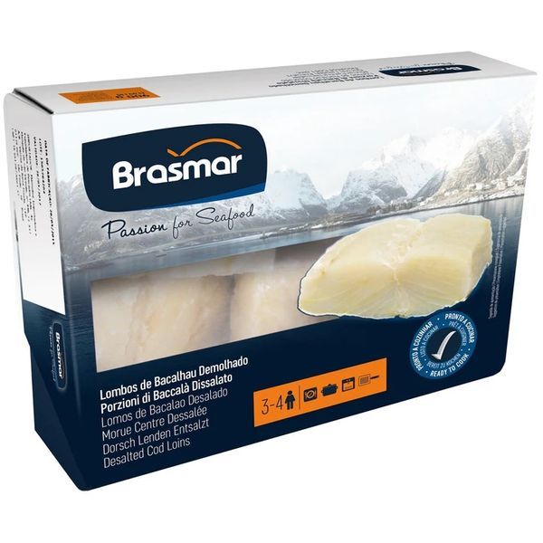 Machadão Atacadista - Lombo Brasmar Bacalhau Congelado 1kg