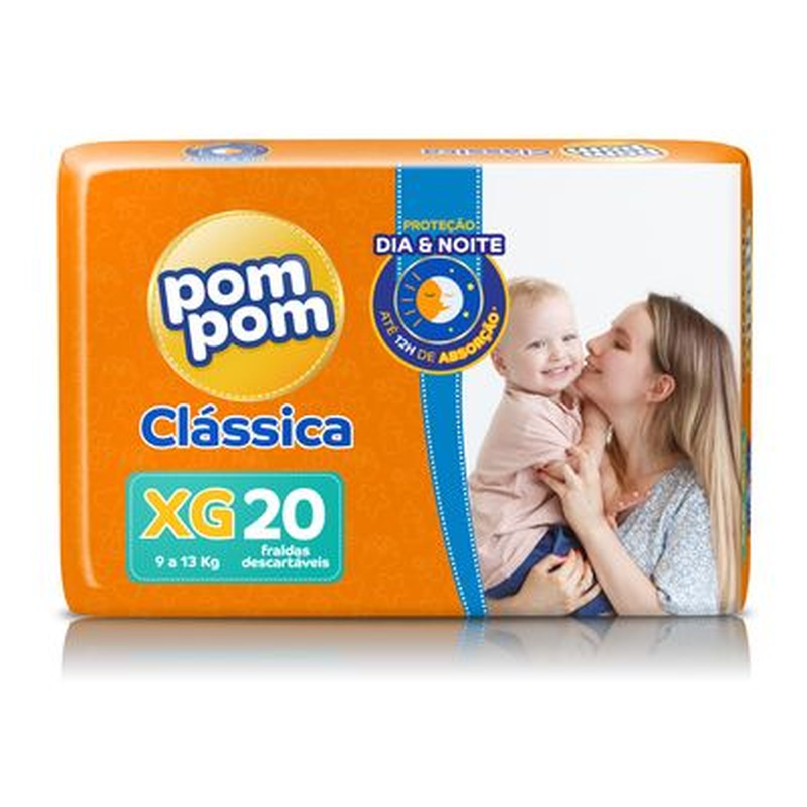 Colatusso Supermercado - Fralda Desc Pom Pom Clássica Jumbo C/20