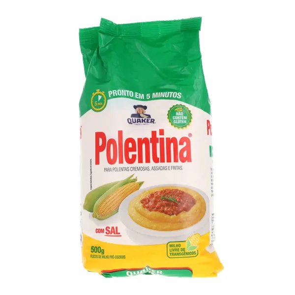 Flocos de Milho Pré-cozido Polentina Quaker 500g | Super Koch