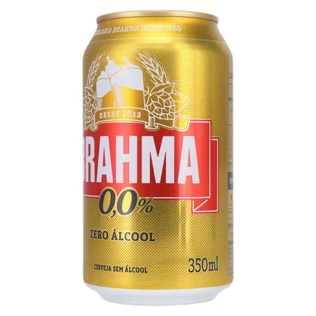 Andorinha Hiper Center - Cerveja Brahma Zero Lata 350ml