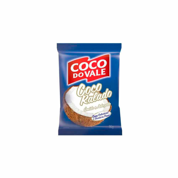 Coco Ralado Do Vale Úmido e Adoçado Pacote 1kg | Super Koch