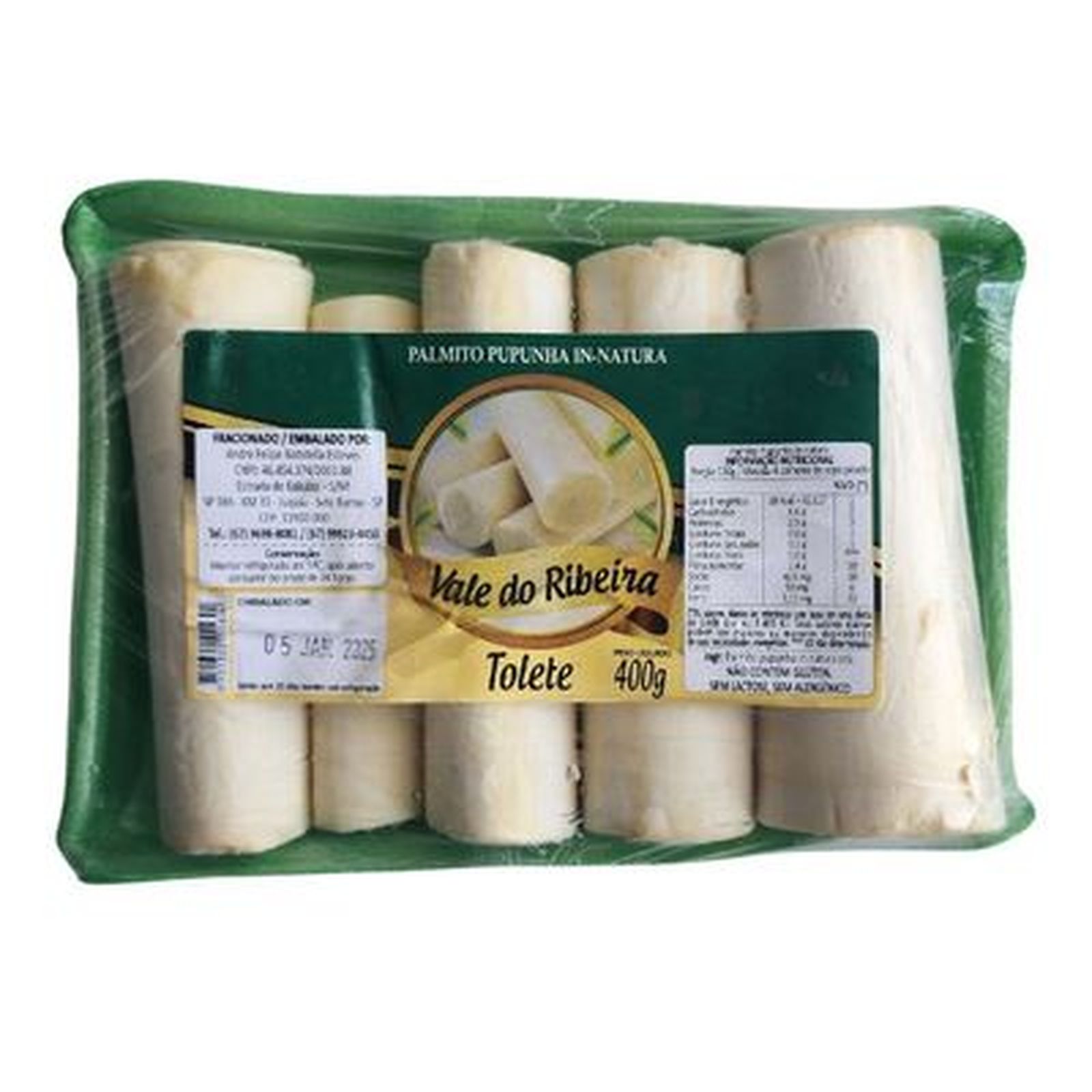 Beltrame Supermercados - Palmito In-natura Tolete 400g