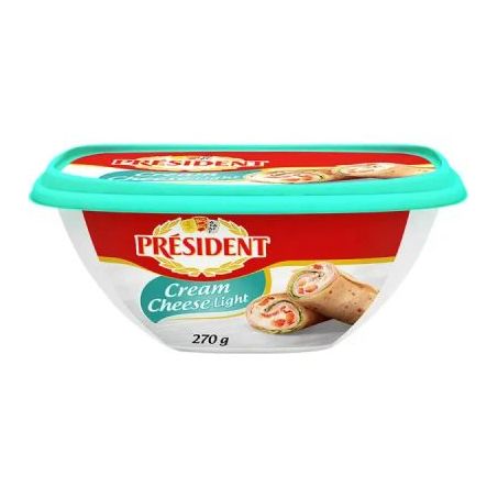 Cream Cheese President Light Pt 270g | Supermercados Gomes