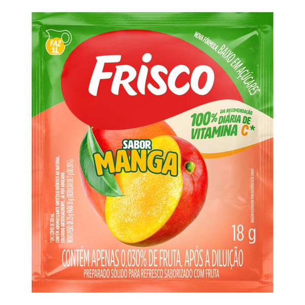 Refresco Frisco Manga Pacote Com 18g | Koch Supermercado