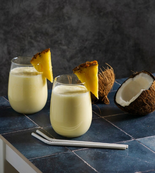 Shake Proteico de Coco Com Abacaxi | Naturvida Mercado Saudável