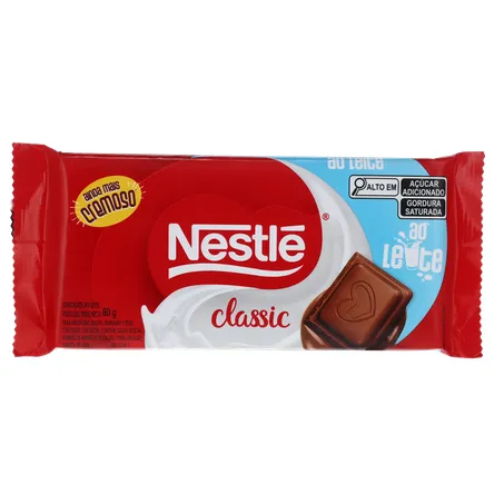 Andorinha Hiper Center - Chocolate Barra Nestle Classic Ao Leite 80g
