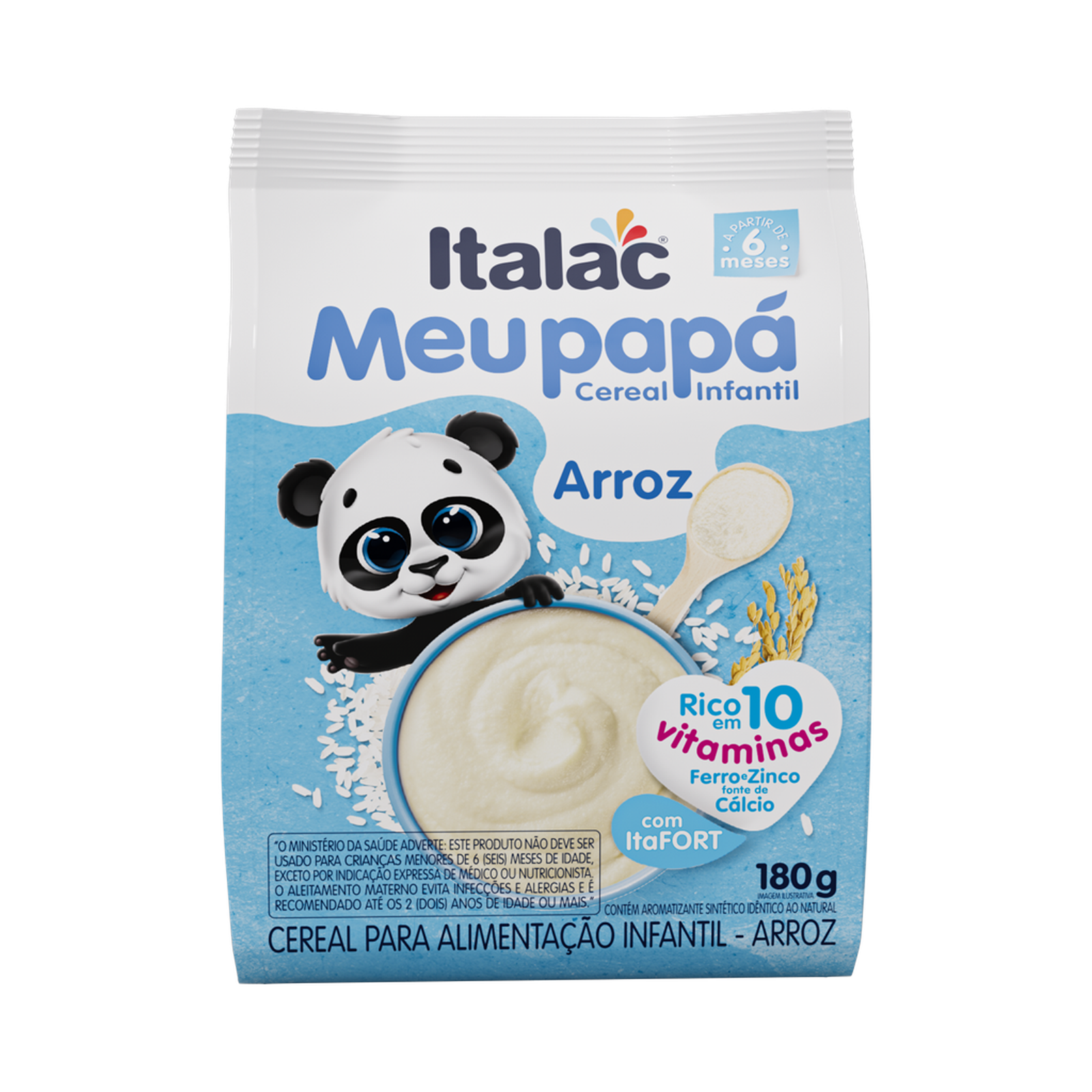 Cereal Infantil Italac Meu Papá Arroz 180g | Super Koch