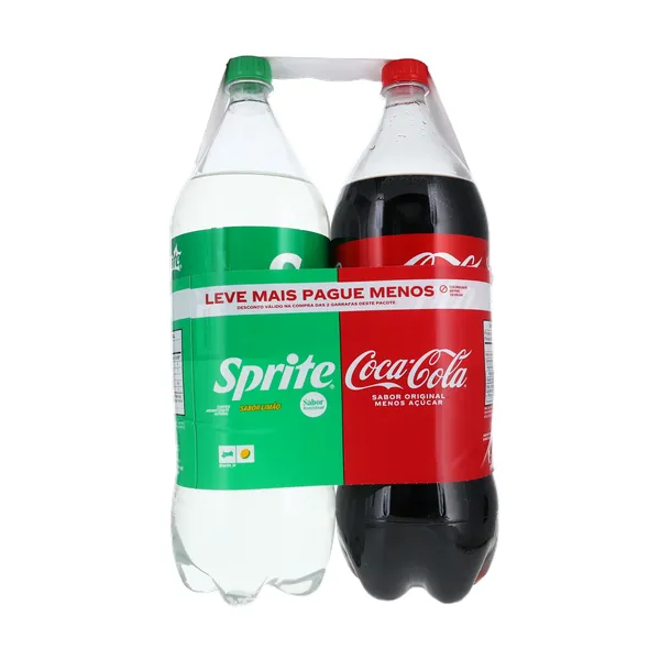 Conjunto Coca-cola + Sprite 2 Litros - Com 1 Refrigerante Coca-cola ...