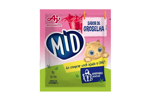 Prado Supermercados LTDA - Refresco Mid Groselha 20g