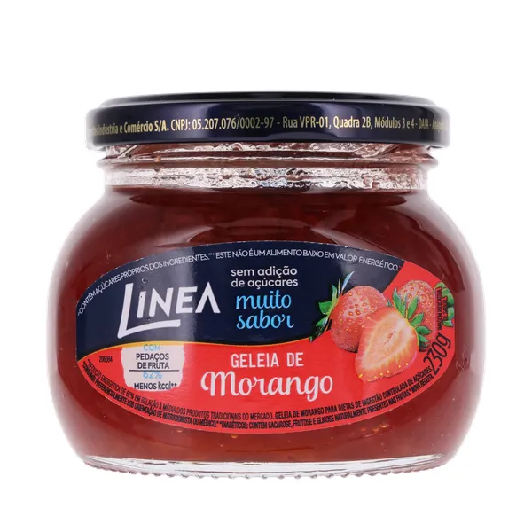 Geléia Linea Sem Açúcar Morango 230g | Koch Supermercado