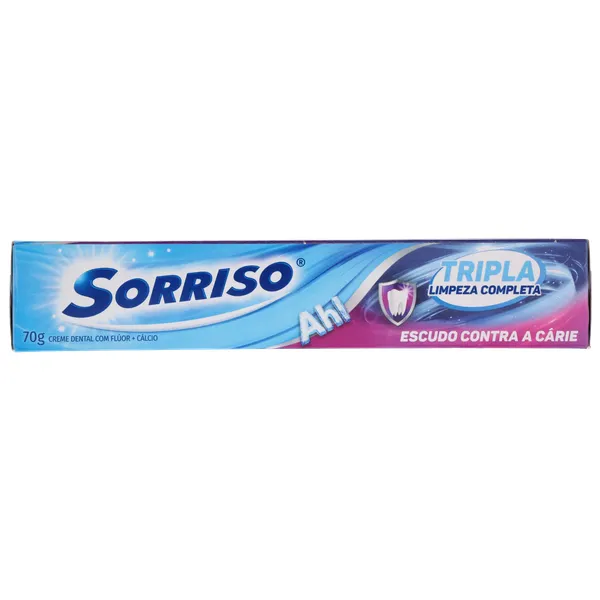 Creme Dental Sorriso Tripla Limpeza Completa 70g | Super Koch