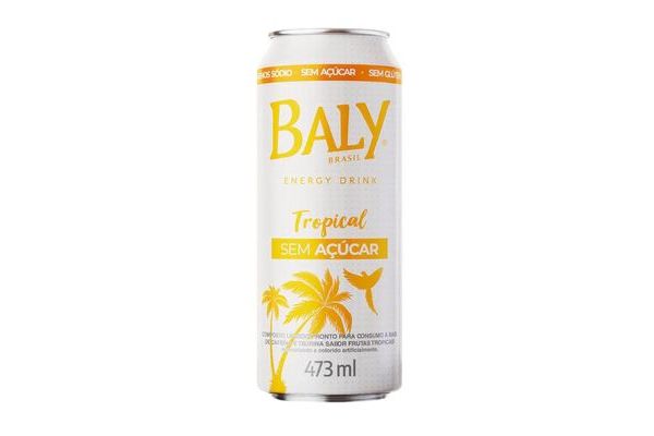 Energetico Baly Tropical Sem Açucar 473ml | Miller Supermercados