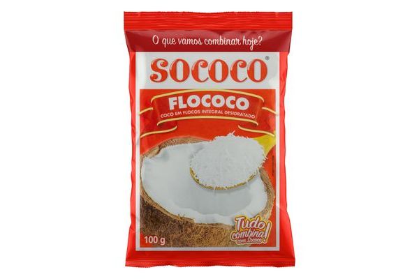 Coco Ralado Sococo Flococo Pacote 100g | Super Koch