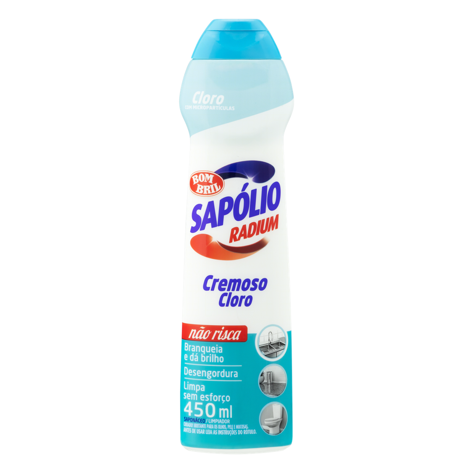 Sapólio Radium Cremoso Cloro 450ml | Supermercados Tozetto