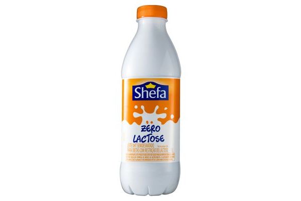 Leite Semidesnatado Shefa Zero Lactose Garrafa 1lt | Andorinha Hiper Center