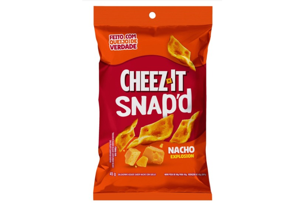 Snack Cheez It Snapd Pacote Com 45g Nacho Explosion | Koch Supermercado