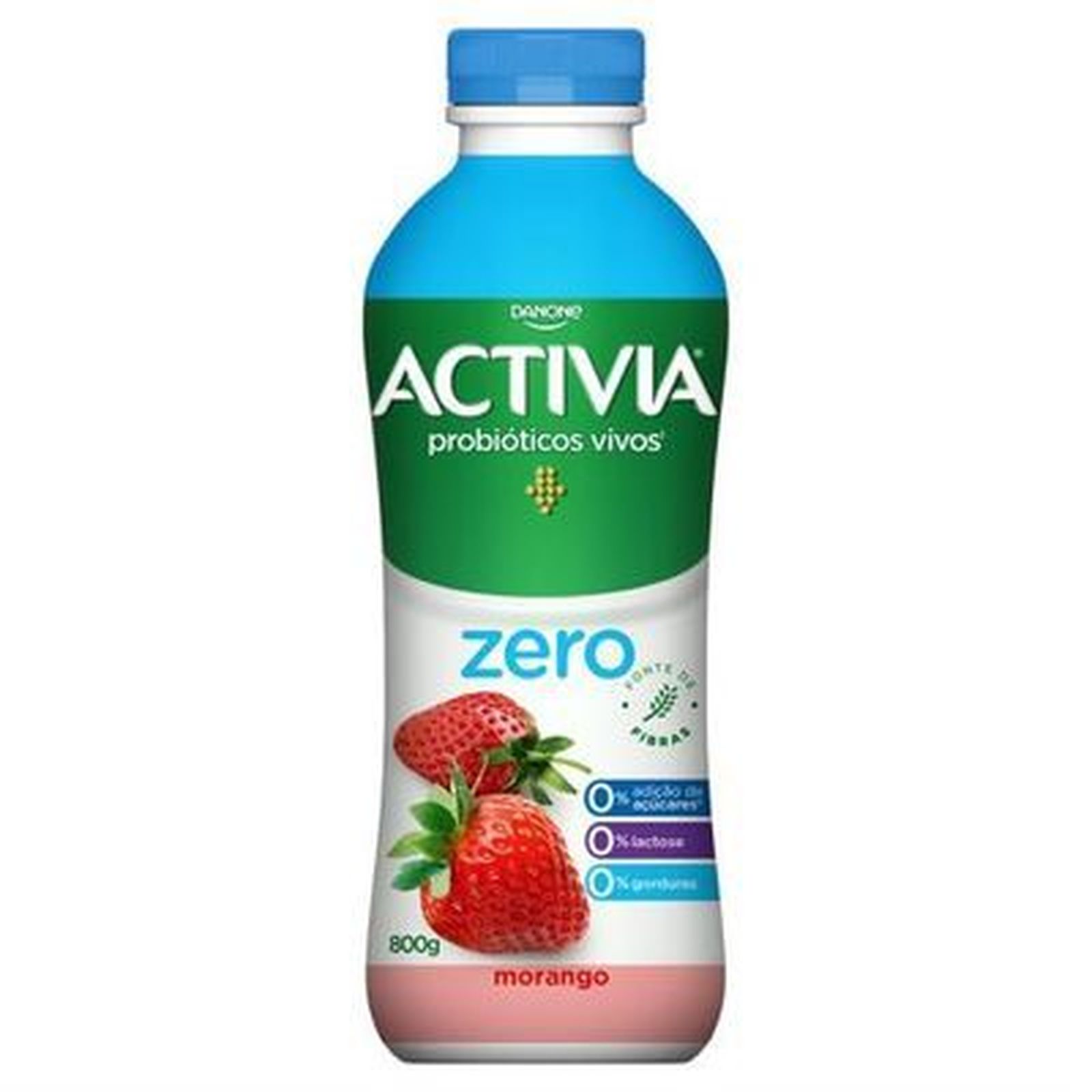 Lar em Casa - Iog Activia Zero Liq Morango 800g
