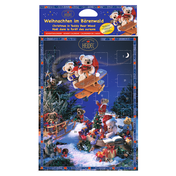 Chocolate Heidel Calendário Natal Urso 75g | Hippo Supermercados