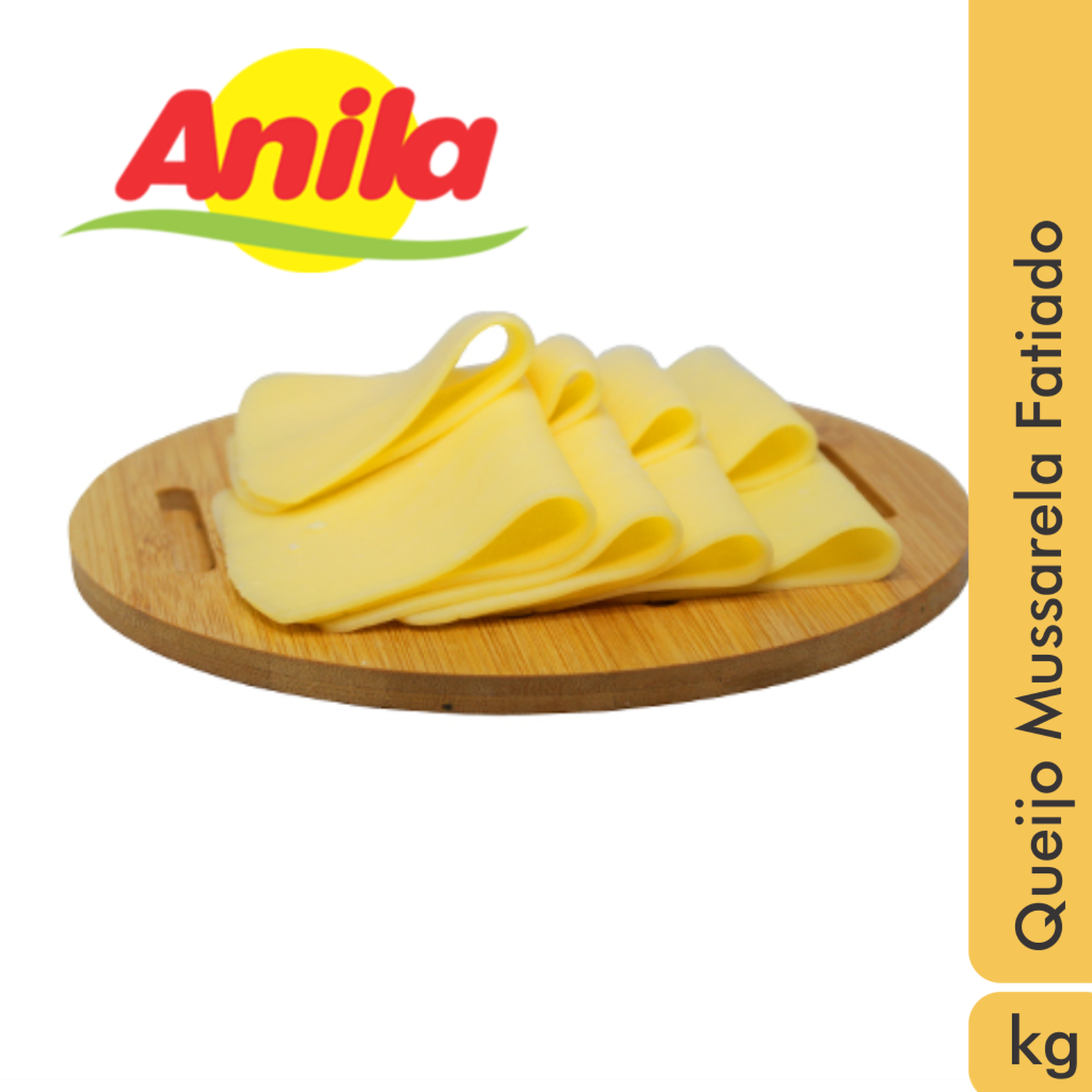 Queijo Mussarela Anila Fatiado Kg | Supermercados Tozetto