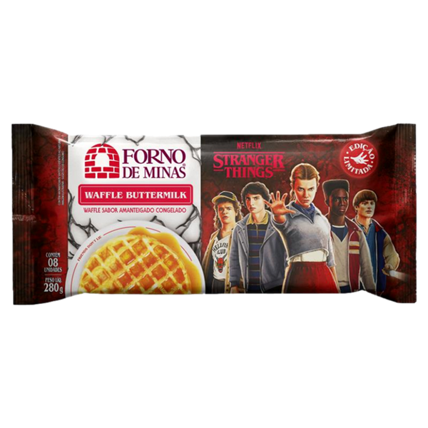 Waffle Congelado Forno de Minas Stranger Things 280g Edição Limitada ...