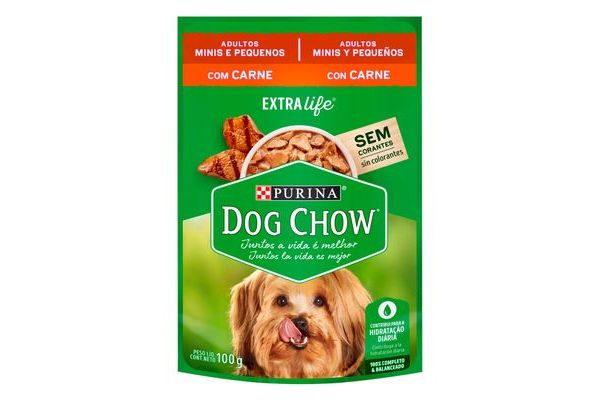 Empório Bolshoi - Rac.dog Chow Molho Sach.100g-peq.carne