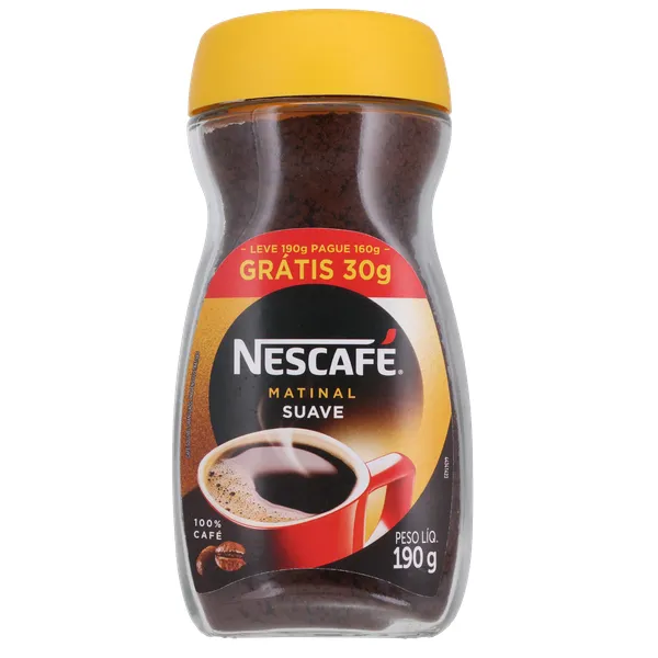 Café Solúvel Granulado Suave Nescafé Matinal Vidro | Koch Supermercado