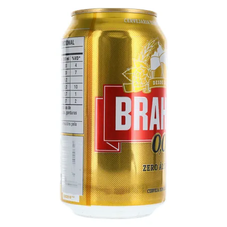 Cerveja Brahma Zero Álcool Lata 350ml | Super Koch