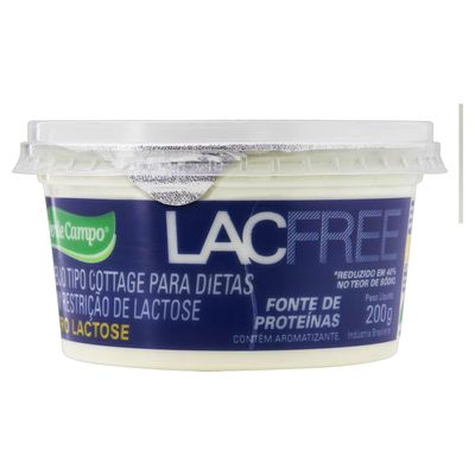 Queijo Lacfree Cottage Sem Lactose 200g | Super Koch