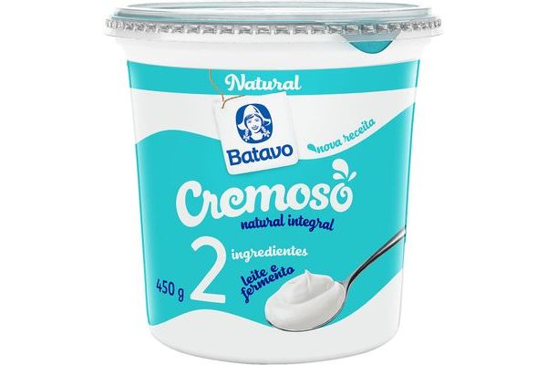 Hiperbom Supermercados - Iogurte Integral Cremoso Batavo 450g Natural Pote