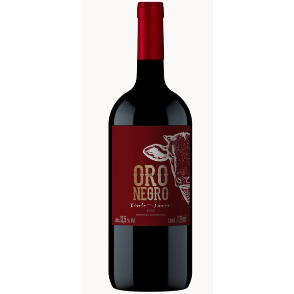 Vinho Tinto Argentino Oro Negro Malbec 1,125l | Super Koch