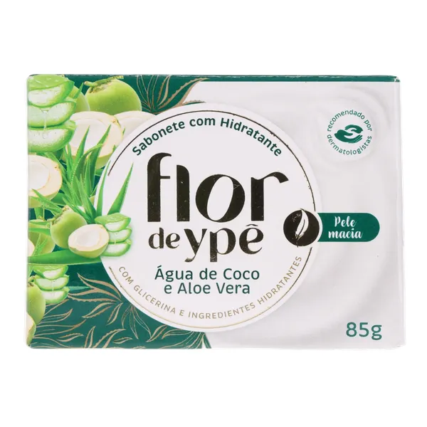 Sabonete Em Barra Com Hidratante Flor de Ypê Água de Coco e Aloe Vera ...