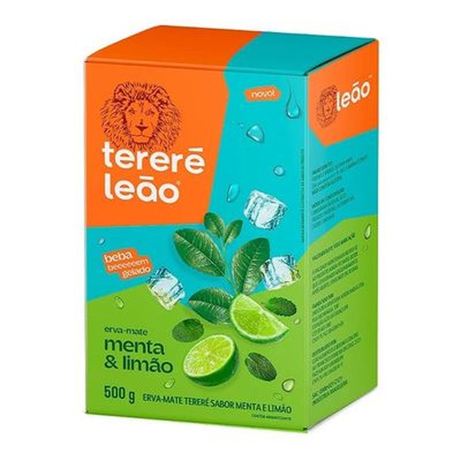 Erva Mate Para Tereré Leão Menta e Limão 500g | Super Koch