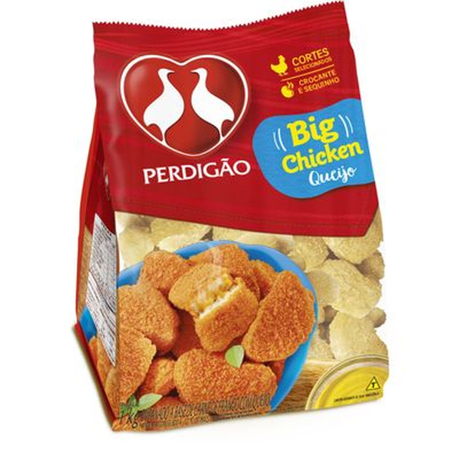 Big Chicken Perdigão Com Queijo Pacote 1kg | Super Koch