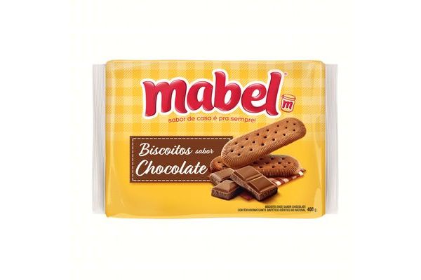 Quartetto Supermercados - Bisc Laminado Mabel 400g Chocolate