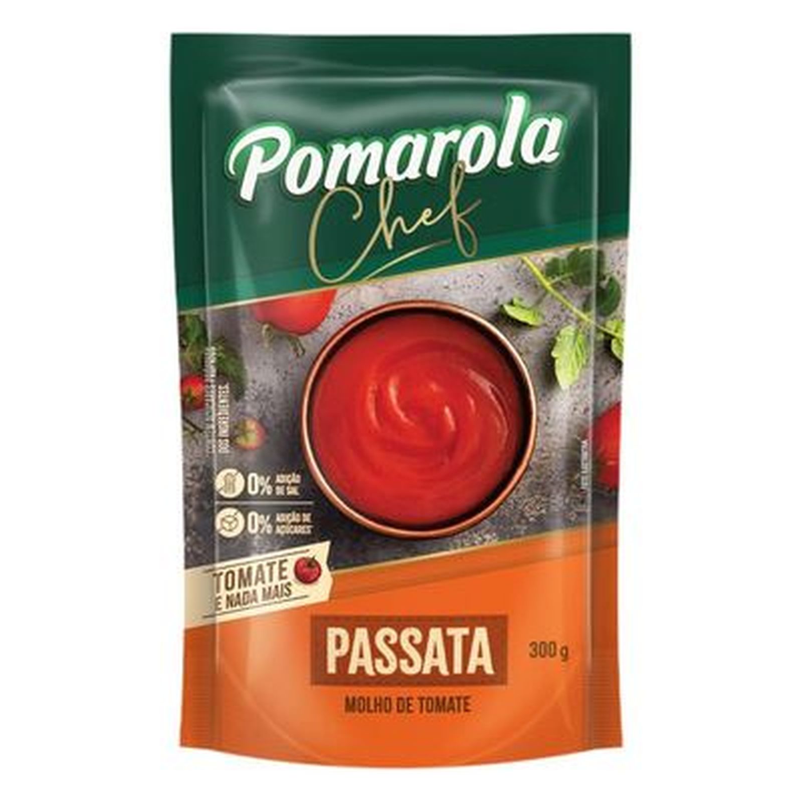 Passata Tomate Pomarola Chef Sachet 300g | Supermercado Guanabara S.A.