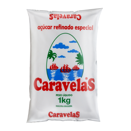Andorinha Hiper Center - Açúcar Refinado Caravelas Pacote 1kg
