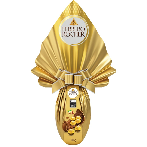 Ovo de Páscoa Ao Leite Ferrero Rocher 365g | Super Koch