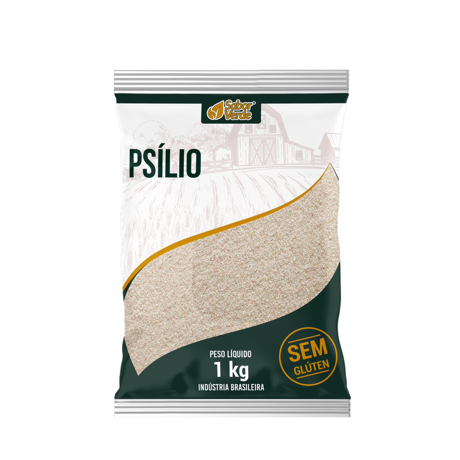 Psilio Flocos 1 Kg (psyllium Husk) Sabor Verde | Pop House