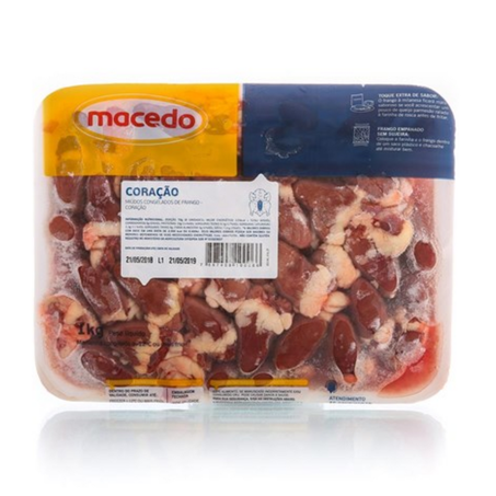 Super Corrêa - Coracao Frango Macedo 800g Congelado