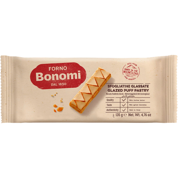 Beltrame Supermercados - D. Biscoito Forno Bonomi Folhado Glaciado 135g