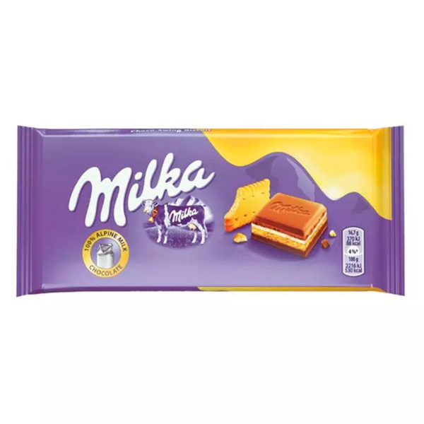 Supermercados Tozetto - Chocolate Milka Cream & Biscuit 100g