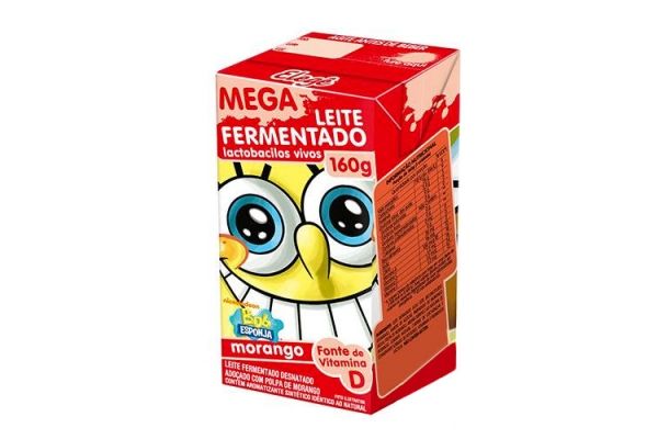 Hiperbom Supermercados - Leite Fermentado Elege Mor Bob Esponja 160g,