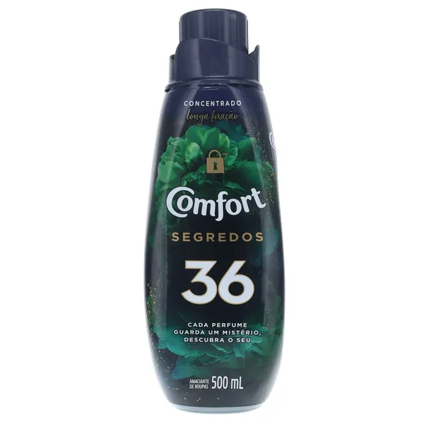 Amaciante de Roupas Concentrado Comfort 36 Segredos 500ml | Super Koch