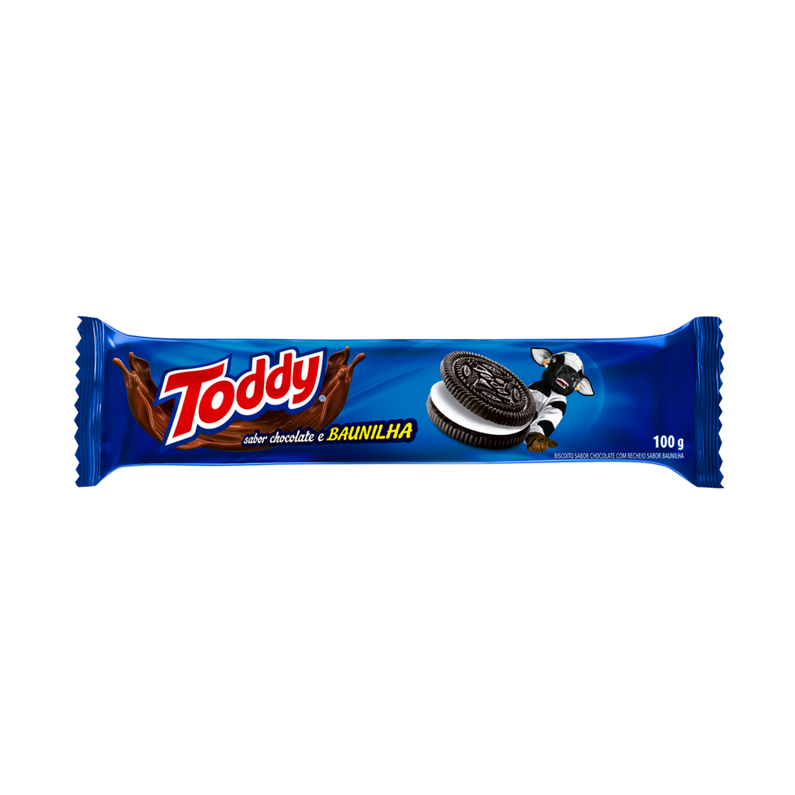 Biscoito Recheado Toddy Chocolate e Baunilha 100g | Koch Supermercado