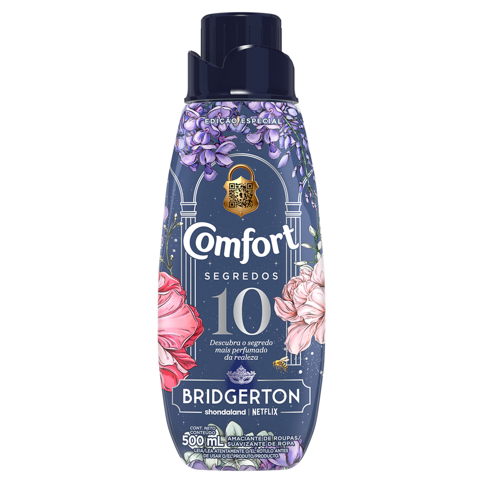 Amaciante de Roupas Comfort Segredos Bridgerton 500ml Edição Especial ...