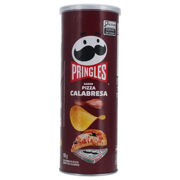 Batata Pringles Sabor Pizza Calabresa 105g | Super Koch